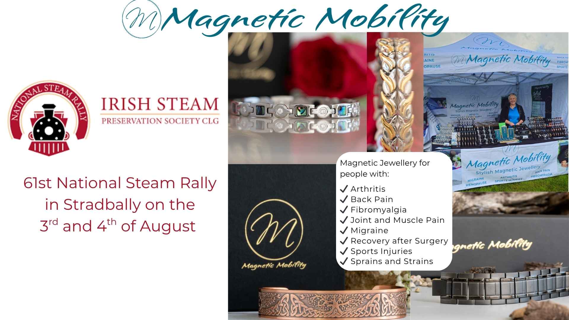Meet Magnetic Mobility at Stradbally Steam Rally 2025 – Visit Our Stan