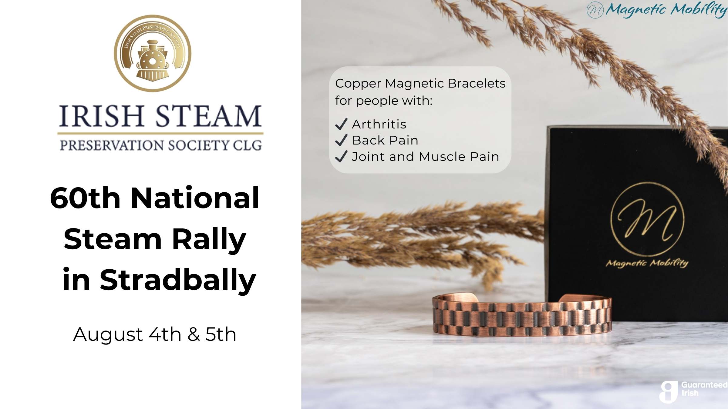 Join Magnetic Mobility at the Irish Steam Rally in Stradbally!