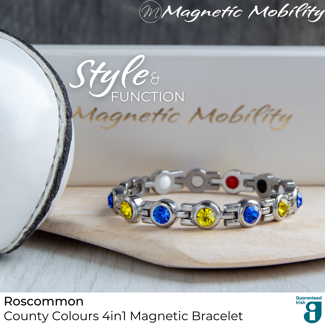 Roscommon GAA County Colours Magnetic Bracelet: Injuries / Back pain ...